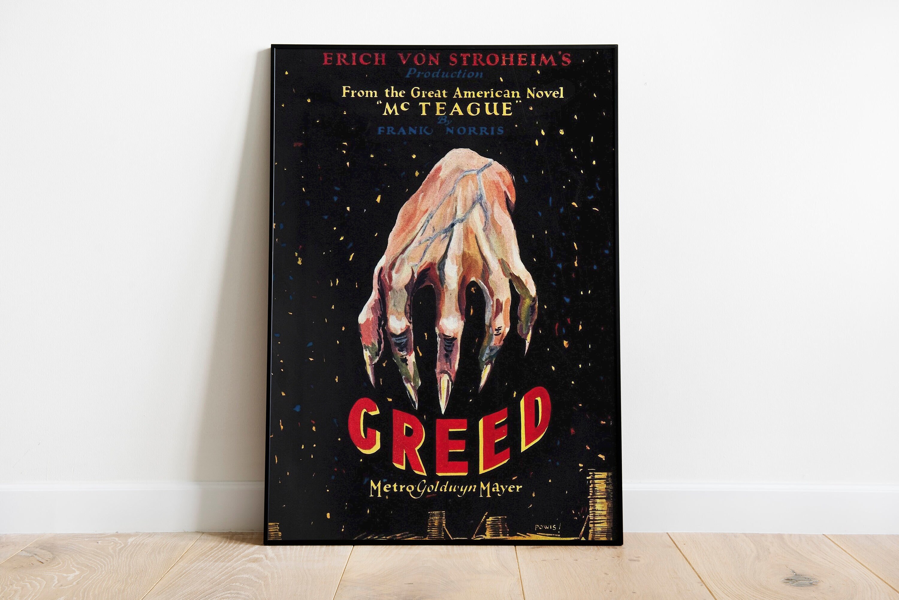 Original Movie Poster Greed 1924