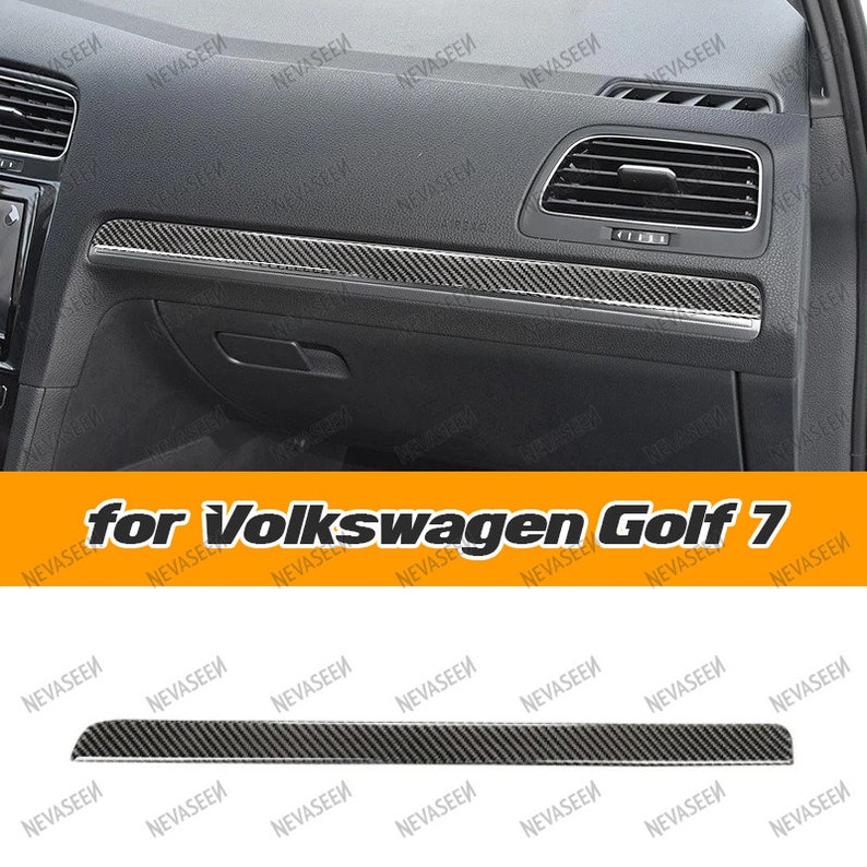 VW Golf 7 GTI R Gte GTD MK7 2013-2019 Carbon Fiber Interior Cover Set ...