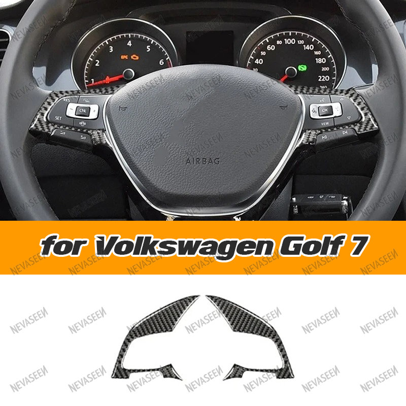 VW Golf 7 GTI R Gte GTD MK7 2013-2019 Carbon Fiber Interior Cover Set ...