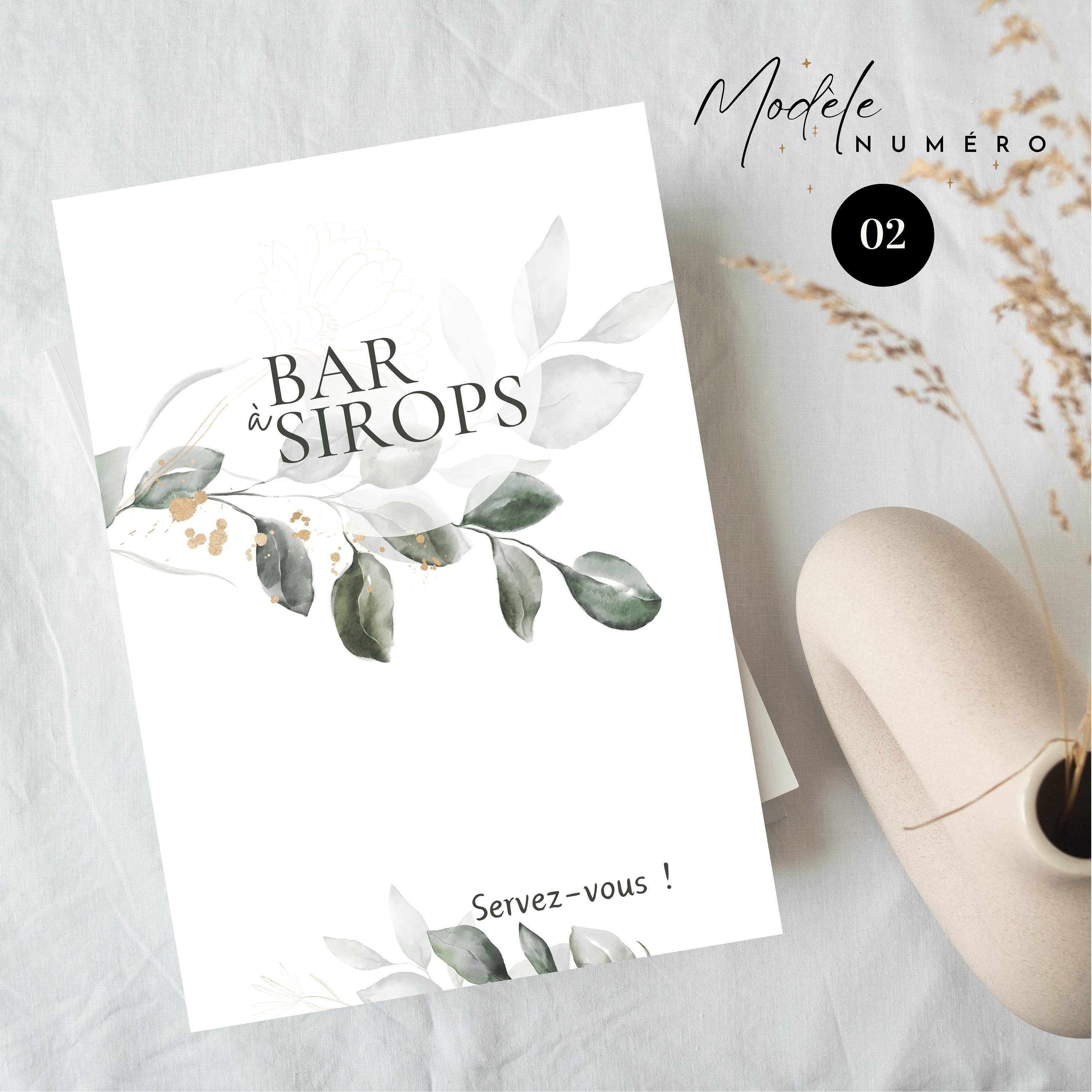 Syrup Bar Poster | Poster or Card | "printed" VERSION - Etsy
