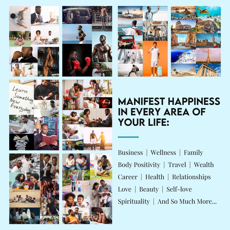 Vision Board Printables for Black Men - 300+ Inspiring Pictures, Words ...