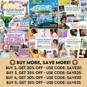 Travel Vision Board Printables - Explore the World With an Enchanting ...