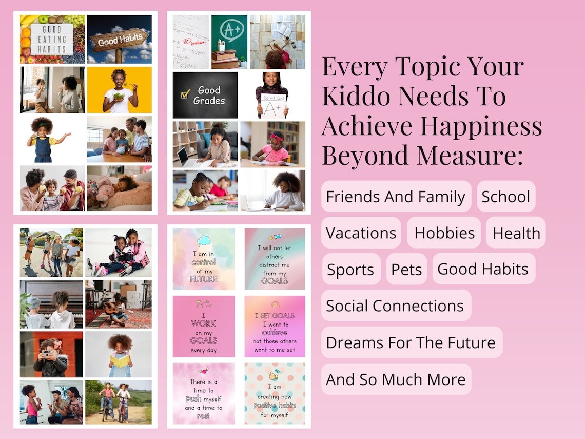 Vision Board Printables for Black Girls Inspiring Collection - Etsy