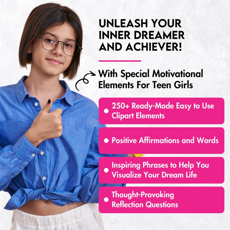 Vision Board Printables for Teen Girls - 250+ Inspiring Images ...