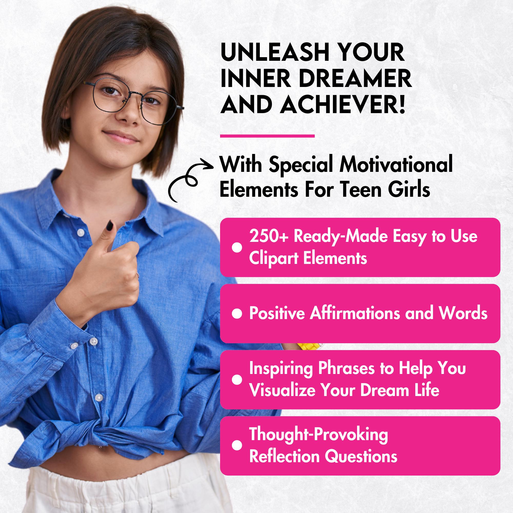 Vision Board Printables for Teen Girls - 250+ Inspiring Images ...