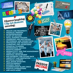 Money & Business Vision Board Printables - 230+ Images, Words, Phrases ...