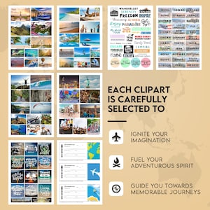 Travel Vision Board Printables - Explore the World With an Enchanting ...