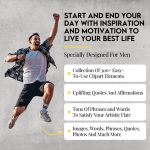 Vision Board Printables for Men - 300+ Inspiring Pictures, Words and ...