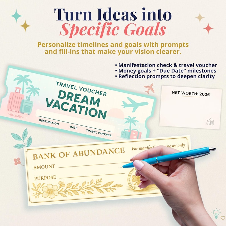 2026 Vision Board Printables - 600+ Powerful Pictures, Quotes, Words ...