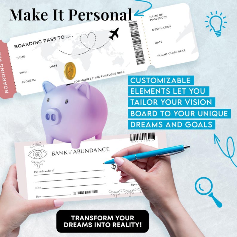 2025 Vision Board Printables - 500+ Powerful Pictures, Quotes, Words ...