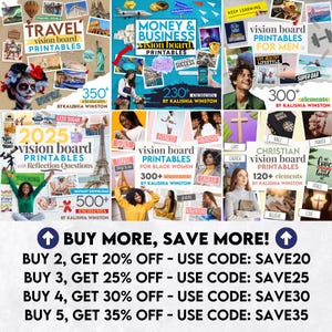 Vision Board Printables for Teen Boys - 250+ Inspiring Images, Positive ...