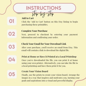 Christian Vision Board Printables - 120+ Beautiful Images, Phrases ...