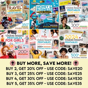 Christian Vision Board Printables 120 Beautiful Images, Phrases ...