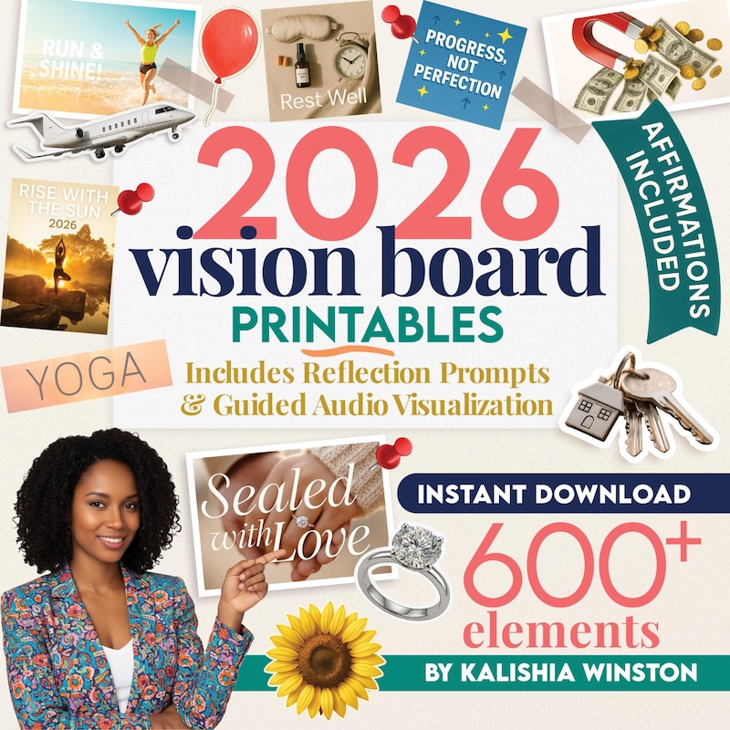 Vision Board 2026 Ideas - Etsy