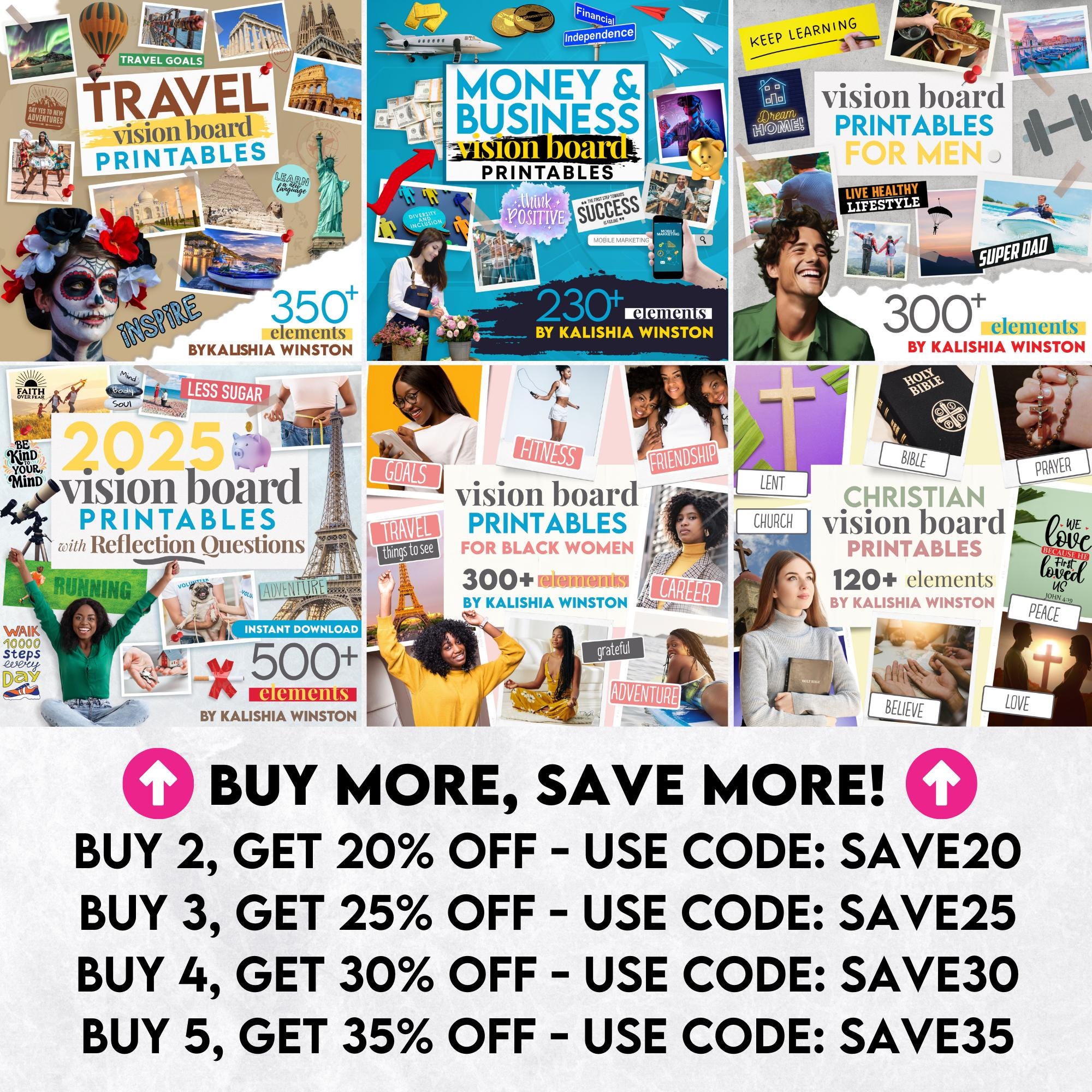 Vision Board Printables for Teen Girls - 250+ Inspiring Images ...