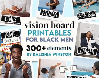 Vision Board Printables for Black Women 300 Inspiring Pictures, Words ...
