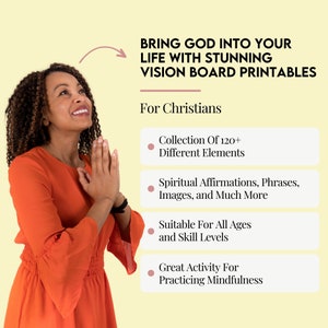 Christian Vision Board Printables - 120+ Beautiful Images, Phrases ...