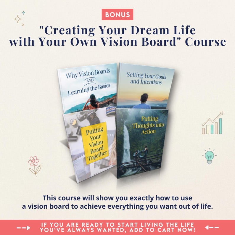 2026 Vision Board Printables - 600+ Powerful Pictures, Quotes, Words ...