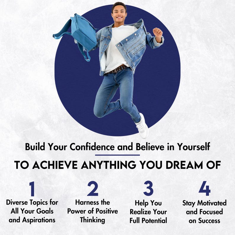 Vision Board Printables for Teen Boys - 250+ Inspiring Images, Positive ...