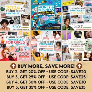 Travel Vision Board Printables Explore the World With an Enchanting ...