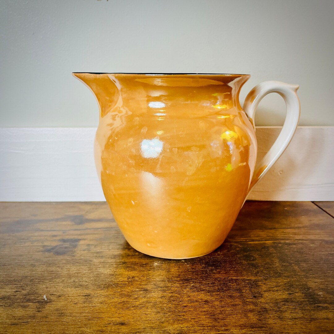 Vintage RKG Czechoslovakia 1 Liter Lusterware Pitcher - Etsy