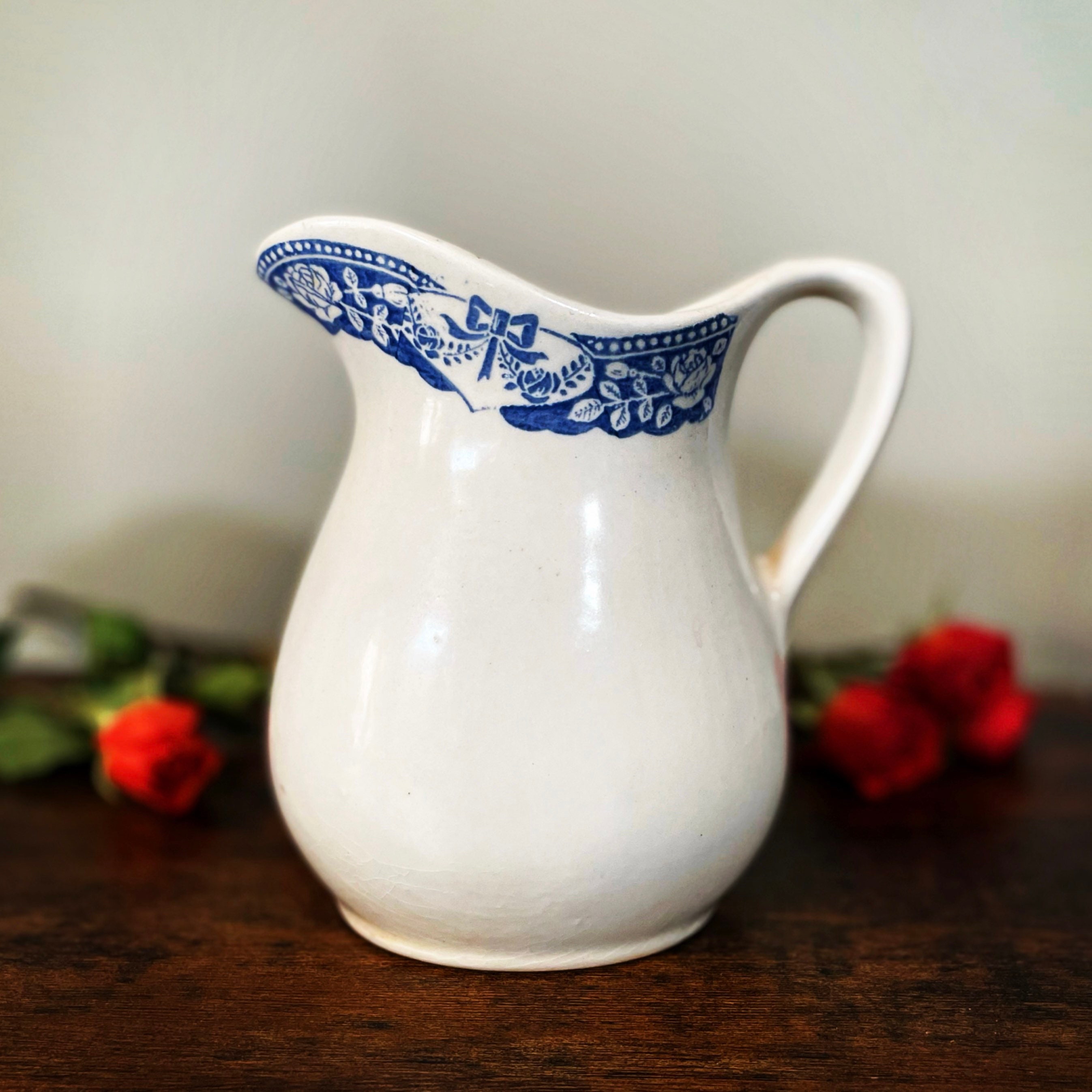 Vintage Keramos Small Ceramic Pitcher - Etsy