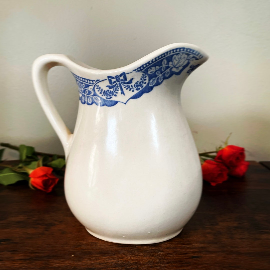 Vintage Keramos Small Ceramic Pitcher - Etsy