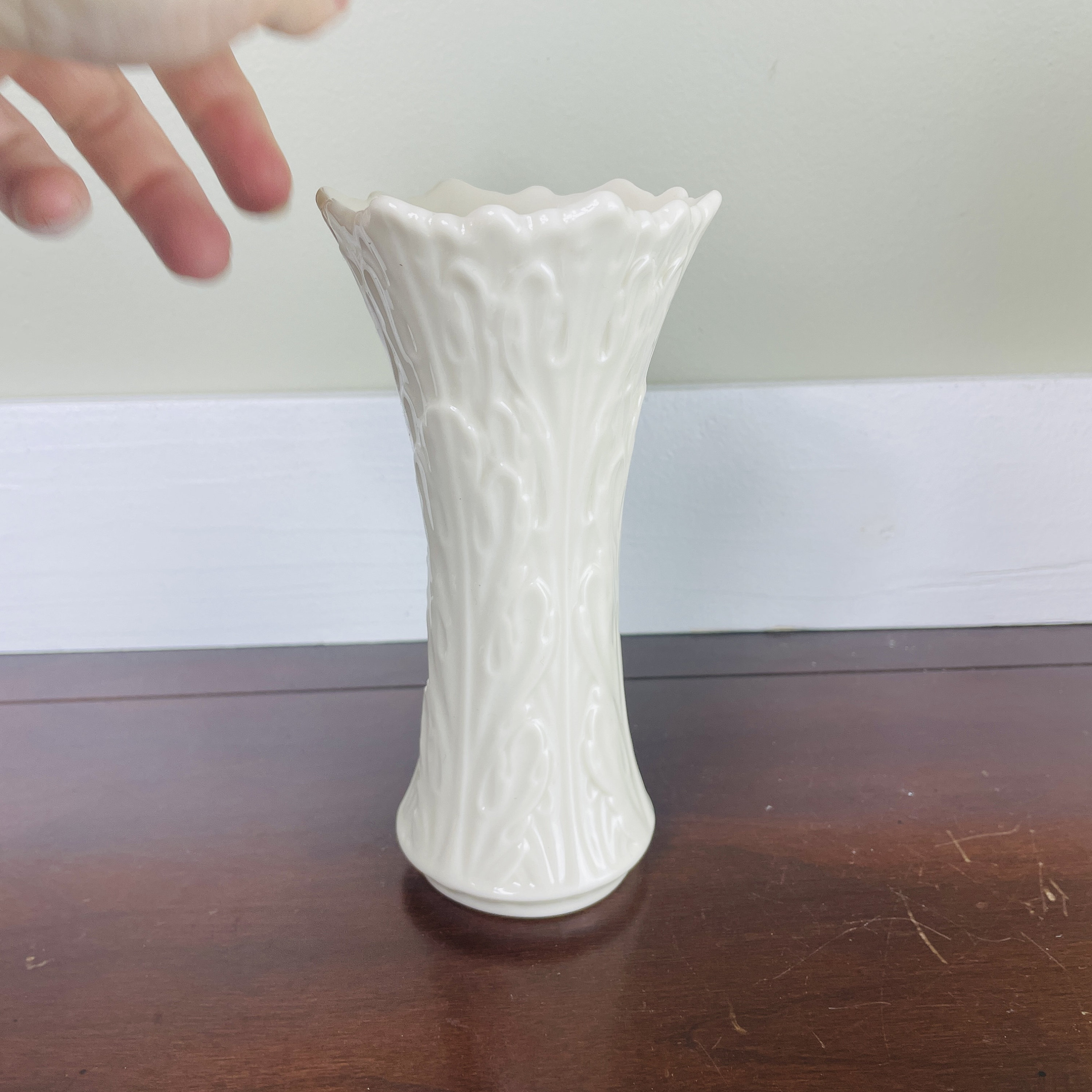 Vintage Lenox Woodland Collection Ivory Porcelain Vase - Etsy