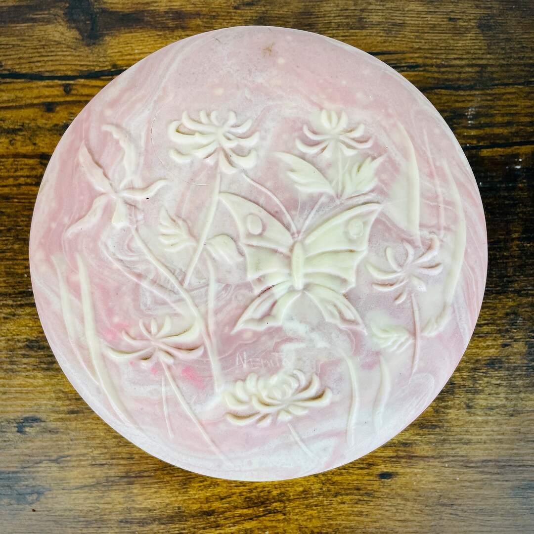 Vintage Incolay Pink Butterfly Music Box by Robert Nemith - Etsy
