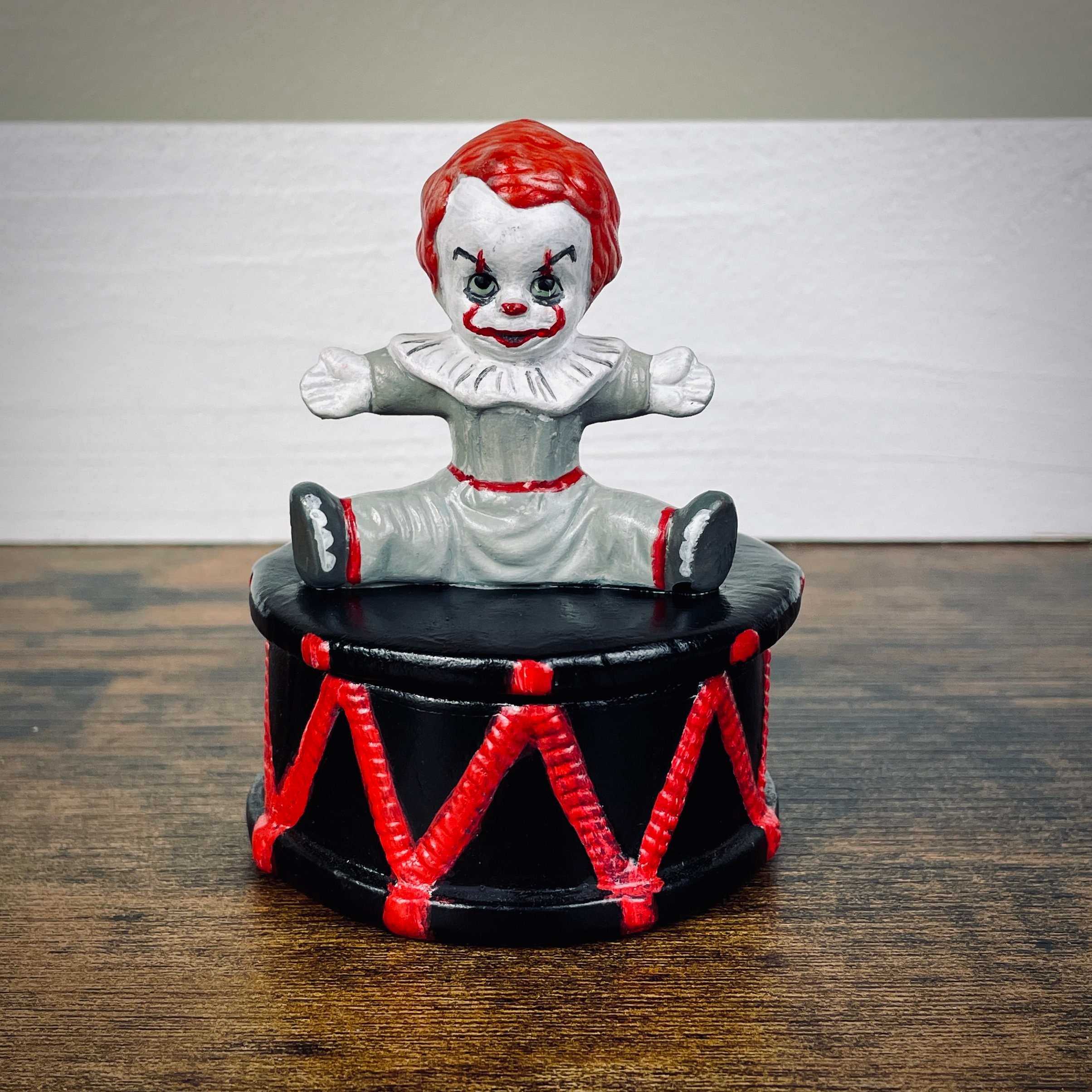 Upcycled Baby Pennywise Creepy Clown Handpainted Trinket Box - Etsy