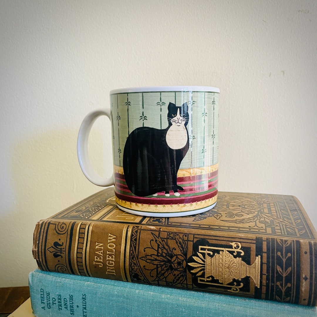 Warren Kimble Cat Coffee Mug American Folk Art - Etsy