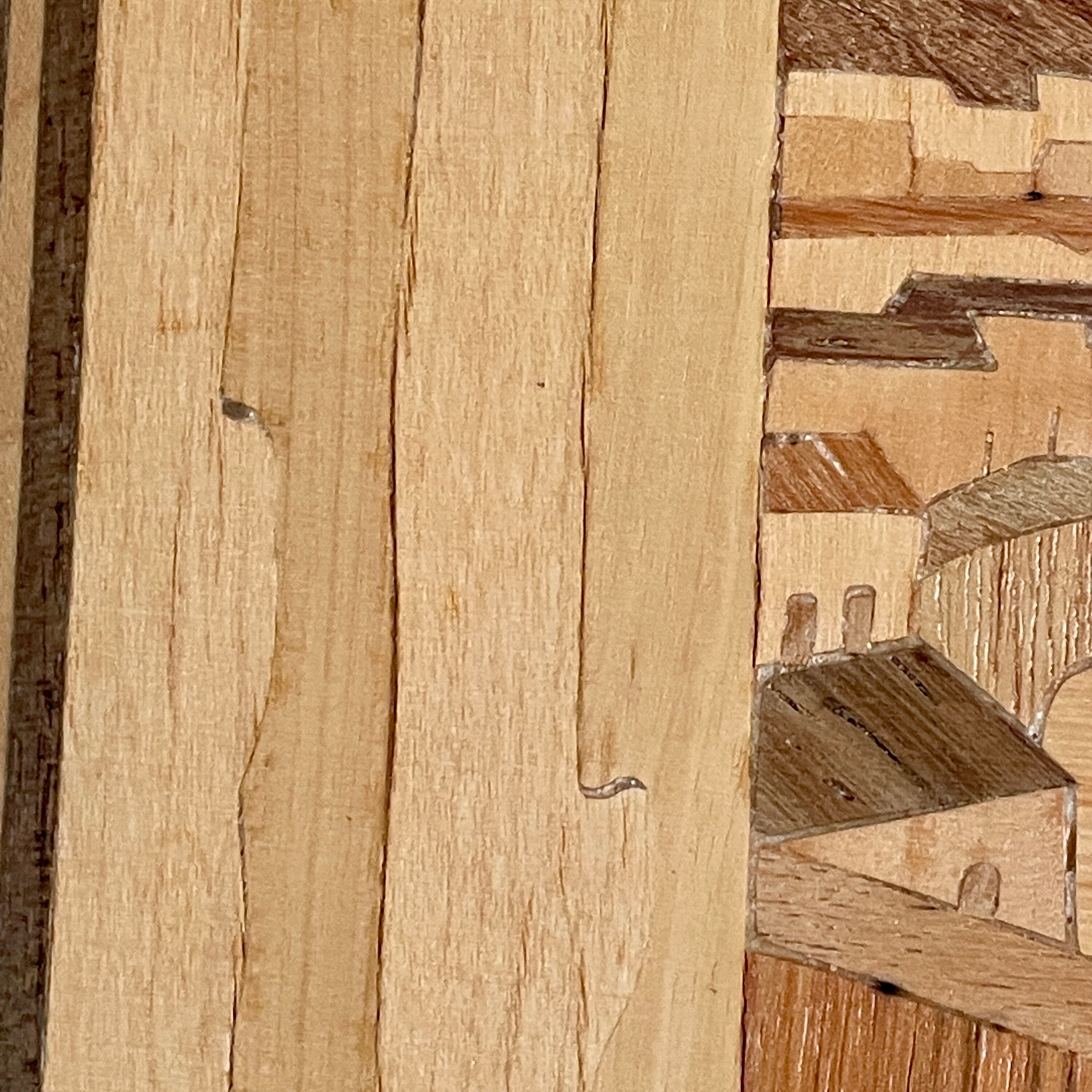 Vintage Italian Inlay Wood Art - Etsy