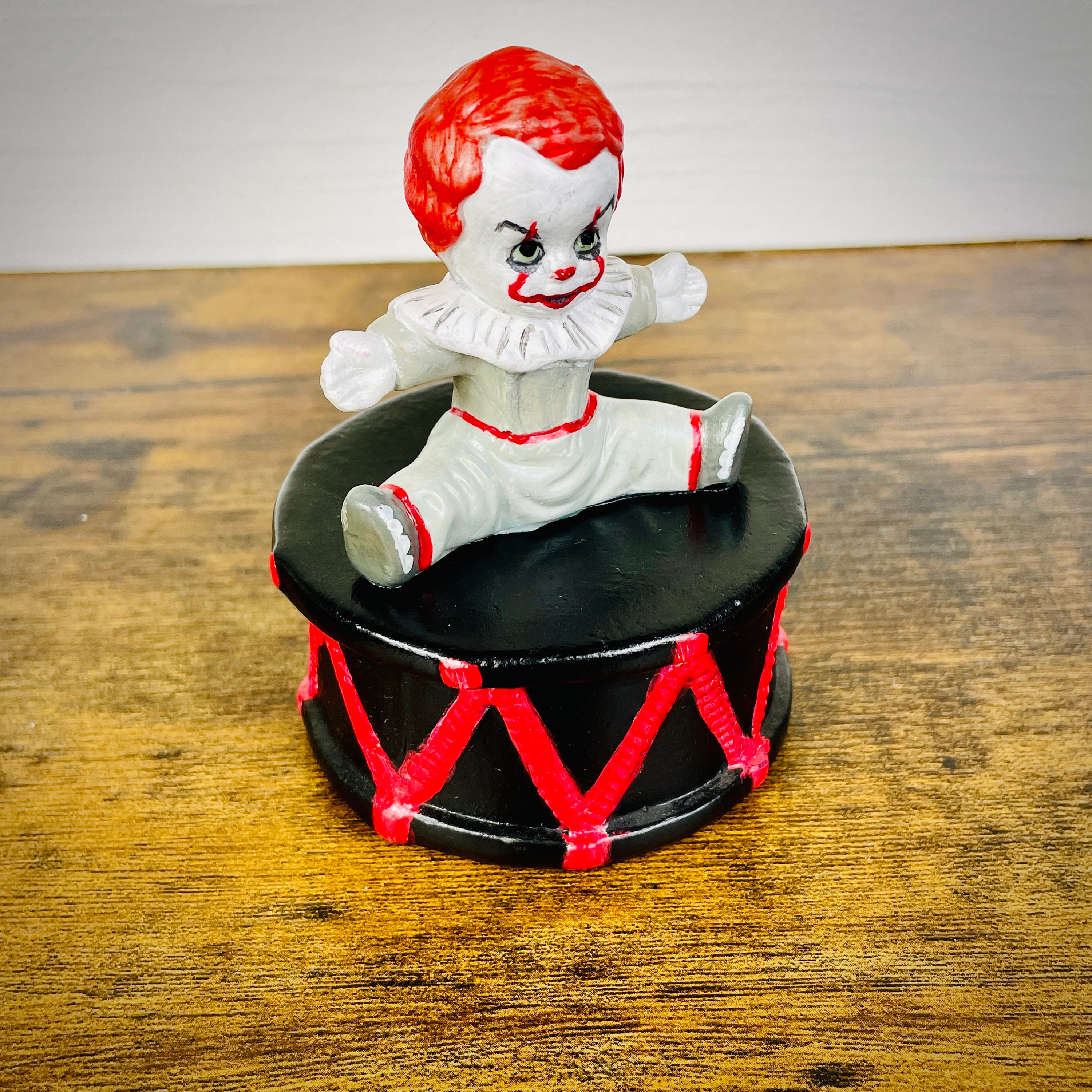 Upcycled Baby Pennywise Creepy Clown Handpainted Trinket Box - Etsy