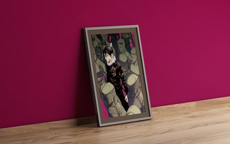 Jujutsu Kaisen Mechamaru Manga Print, Gege Akutami Popular Anime, Gift ...