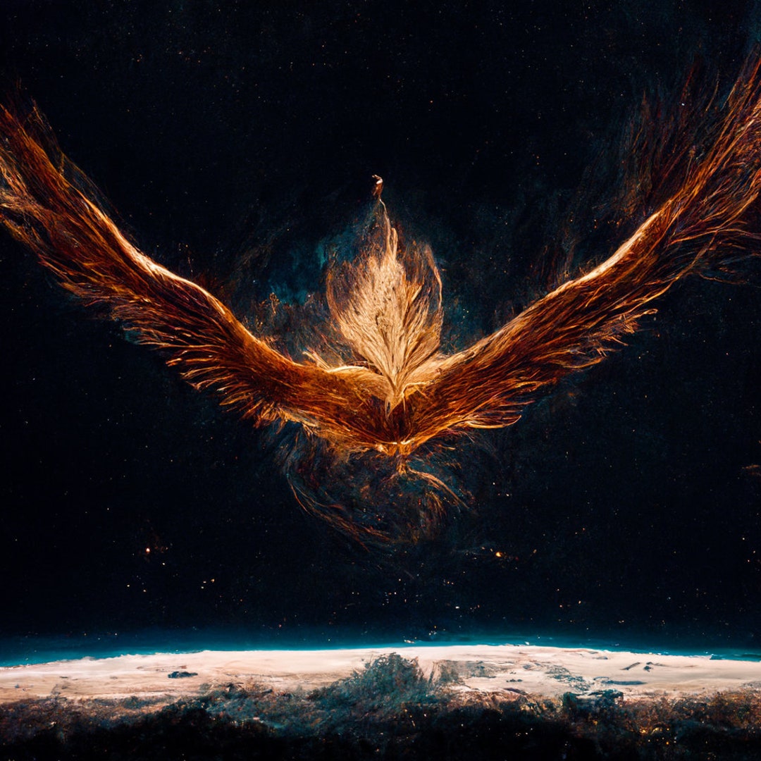 Phoenix the Legend Art - Etsy