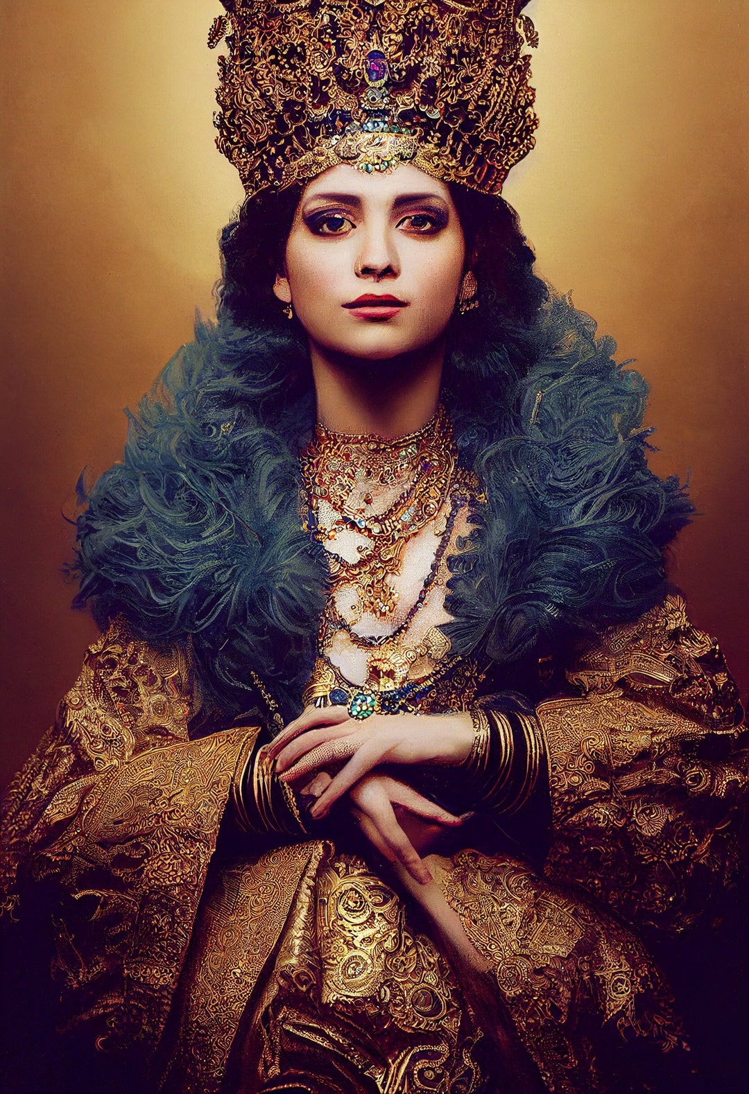 AI Art - the Queen Esther - Etsy