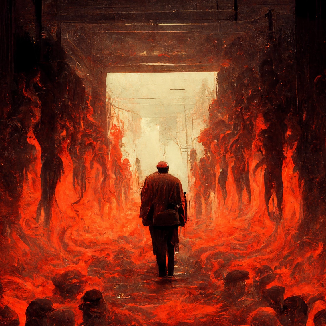 AI Art Journey to Hell Including Collection of 5 Portraits - Etsy
