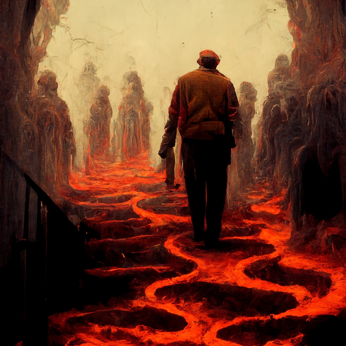 AI Art Journey to Hell Including Collection of 5 Portraits - Etsy