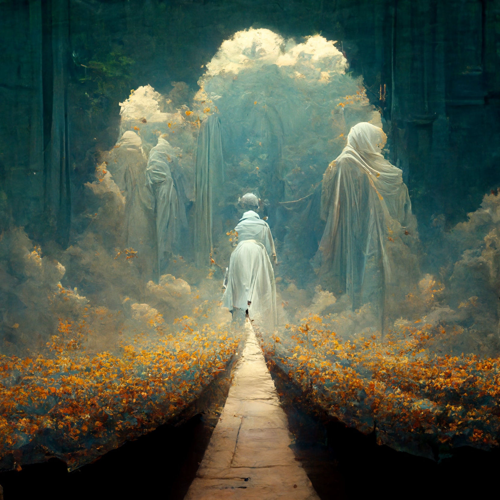 AI Art Journey to Heaven - Etsy