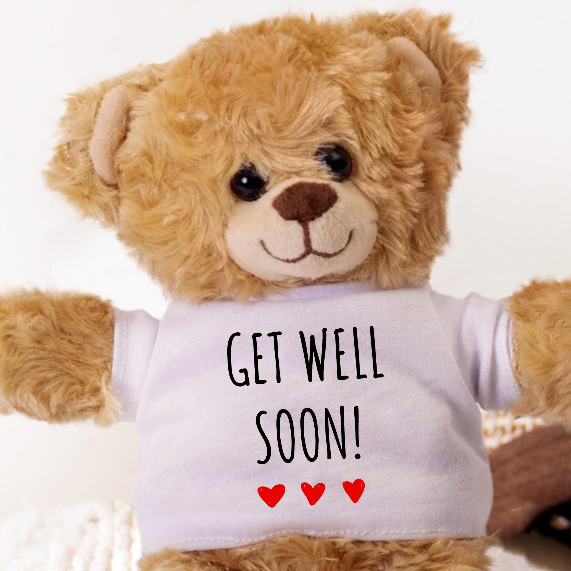 Get Well Soon Teddy Bear, Get Well Gift, Recovery Gifts, Get Well Teddy ...