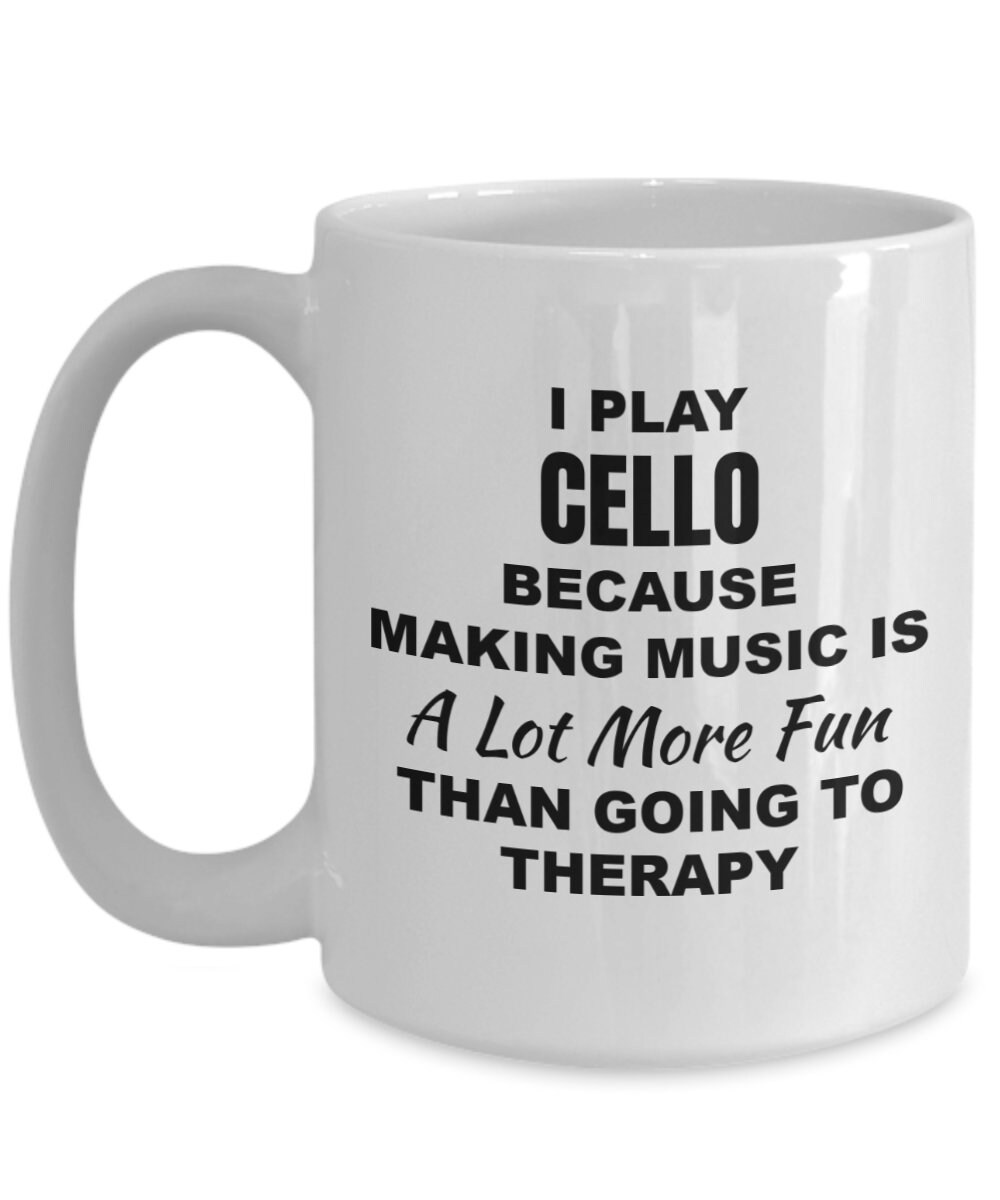 Cello Mug, Cello Gift Ideas for Cello Player, Cello Teacher, Cello ...