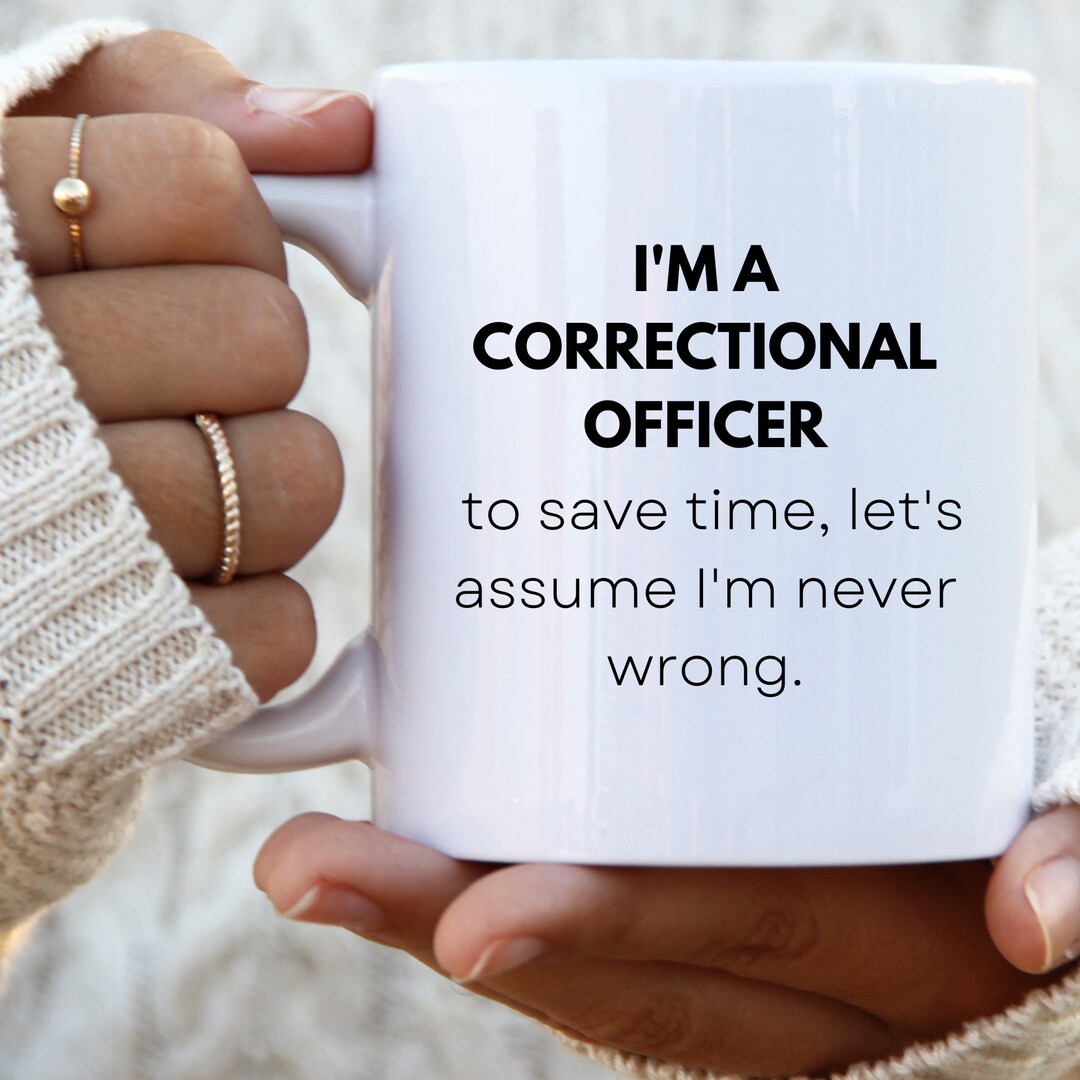 Correctional Officer Mug, Correctional Officer Birthday Gift Ideas ...