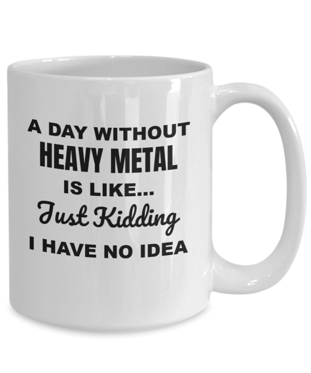 Heavy Metal Mug, Heavy Metal Gifts for Him, Heavy Metal Gifts for Guys ...