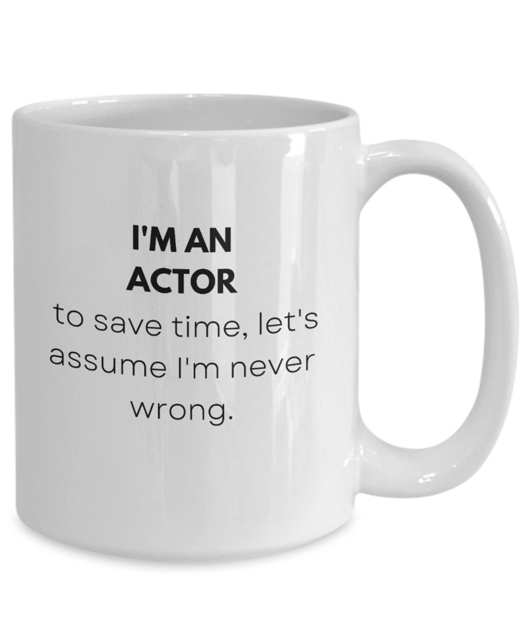 Actor Mug, Gift Ideas for Actor, Opening Night Gifts, Gifts for Male ...
