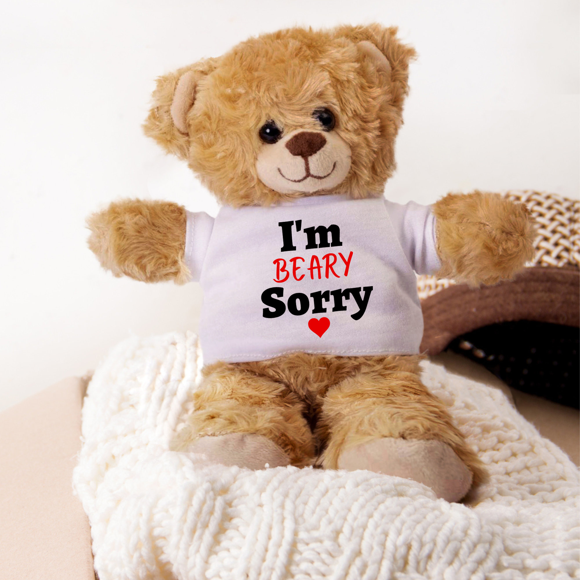 Im Sorry Teddy Bear, Im Sorry Gift, I'm Sorry Gift for Him, Her ...