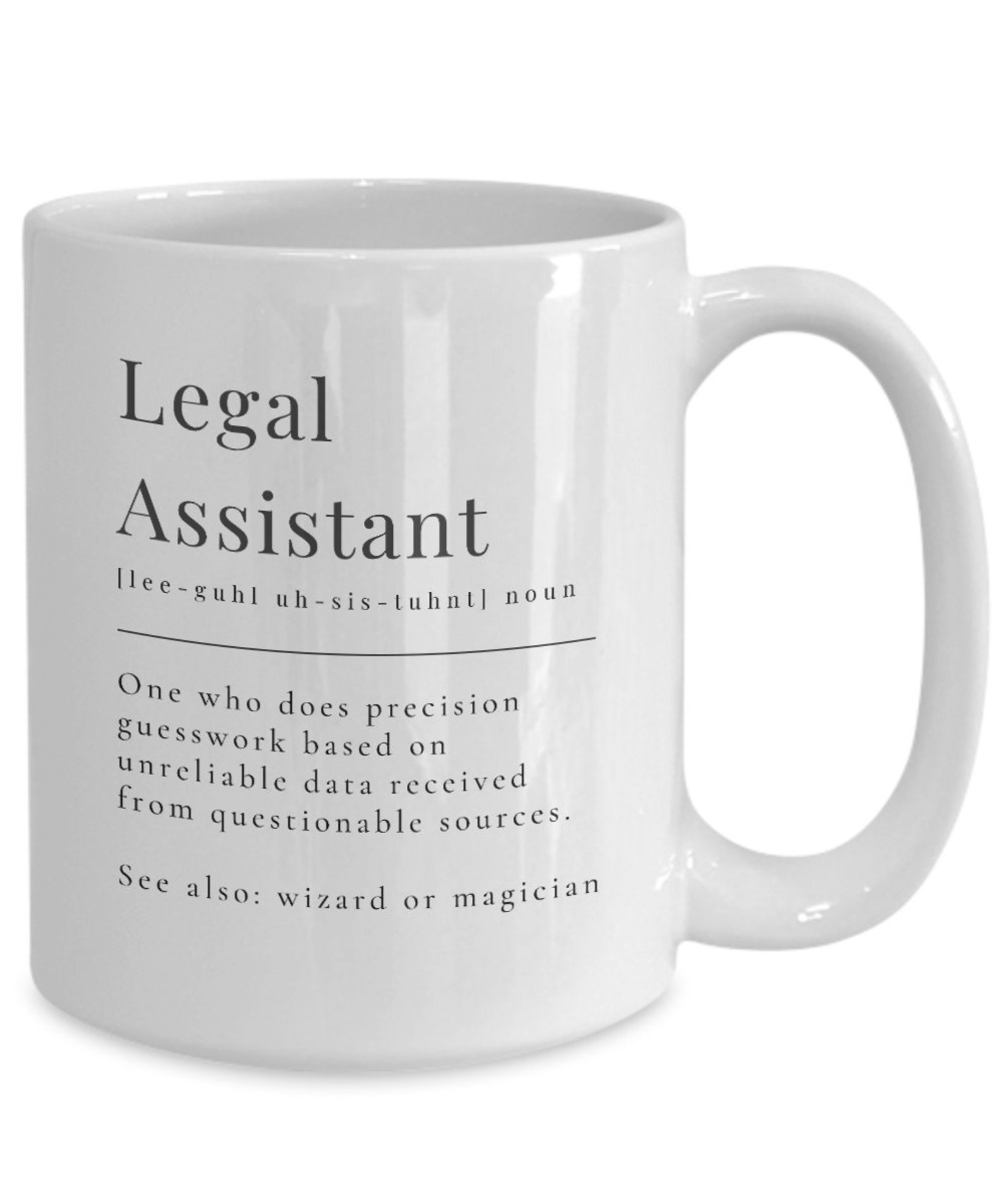 Legal Assistant Mug, Gift Ideas for Paralegal, Secretary Magician ...