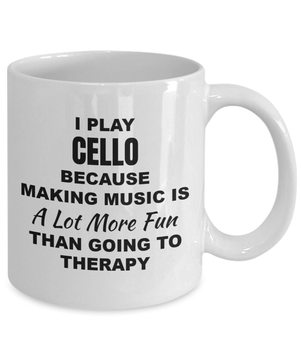 Cello Mug, Cello Gift Ideas for Cello Player, Cello Teacher, Cello ...