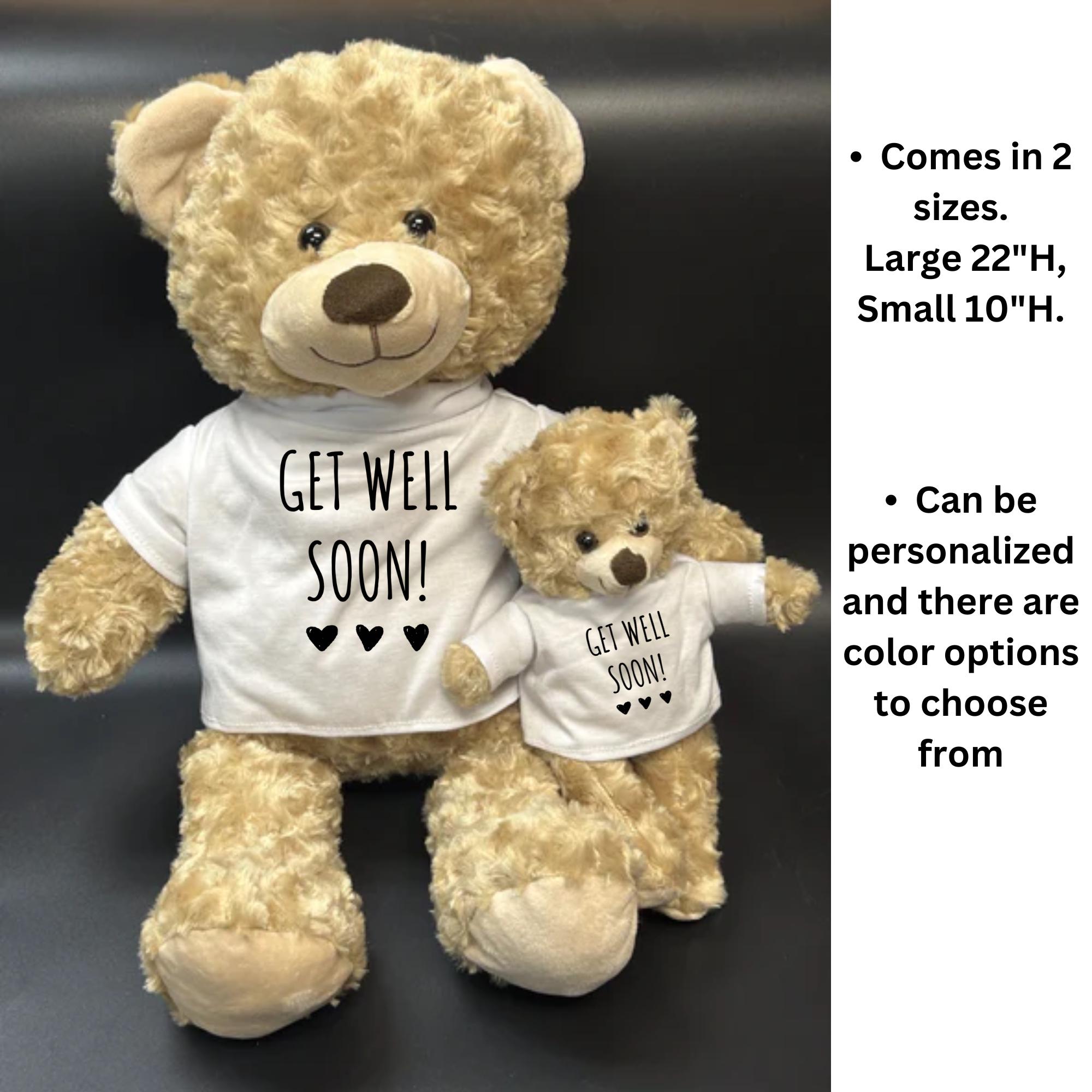 Get Well Soon Teddy Bear, Get Well Gift, Recovery Gifts, Get Well Teddy ...