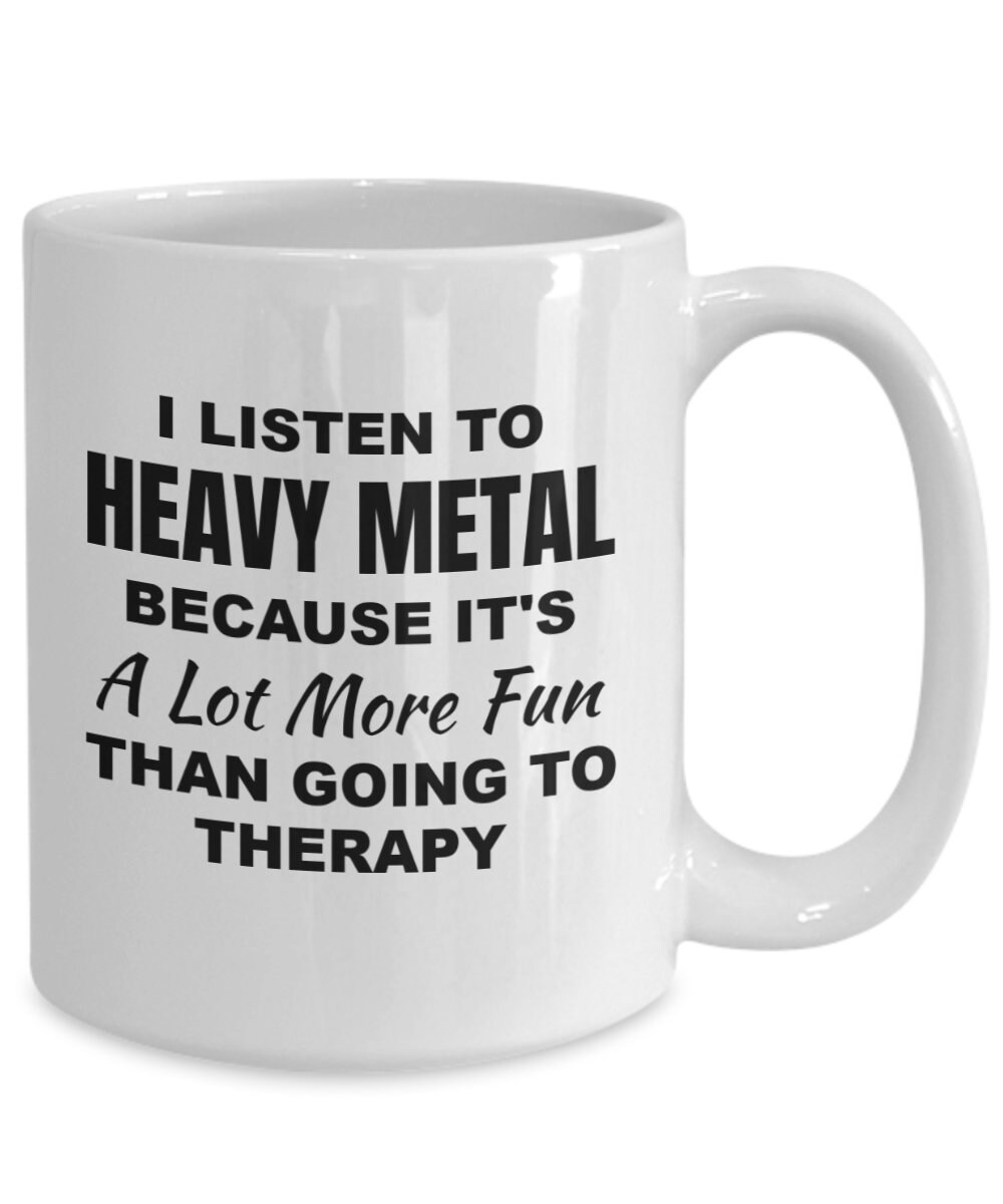 Heavy Metal Mug, Heavy Metal Gifts for Him, Guys, Music Lovers, Gifts ...