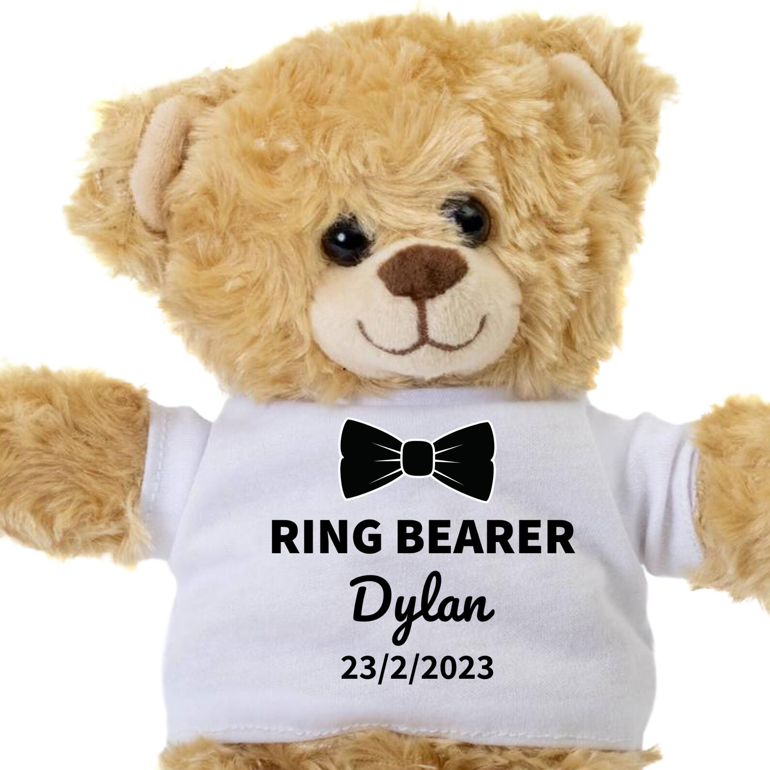 Ring Bearer Gift, Ring Bearer Proposal, Ring Bearer Bear, Custom Teddy ...